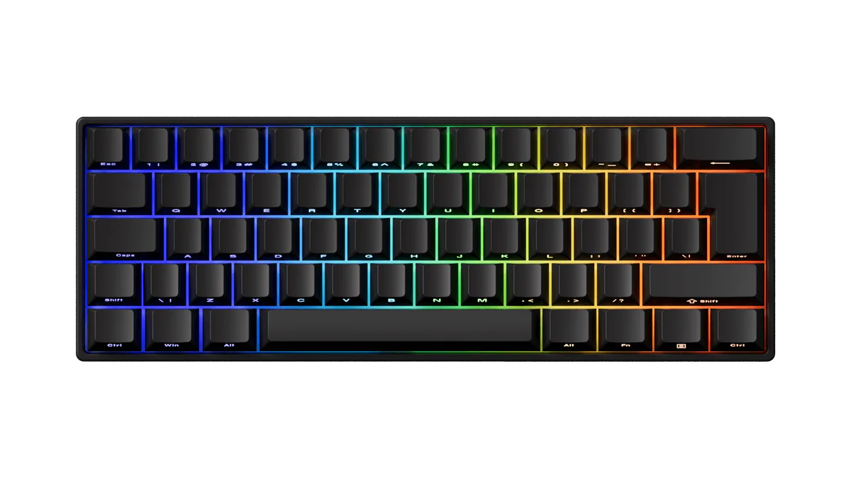 Monsgeek Fun60 Pro HE Wired Black ISO-UK – Geekboards